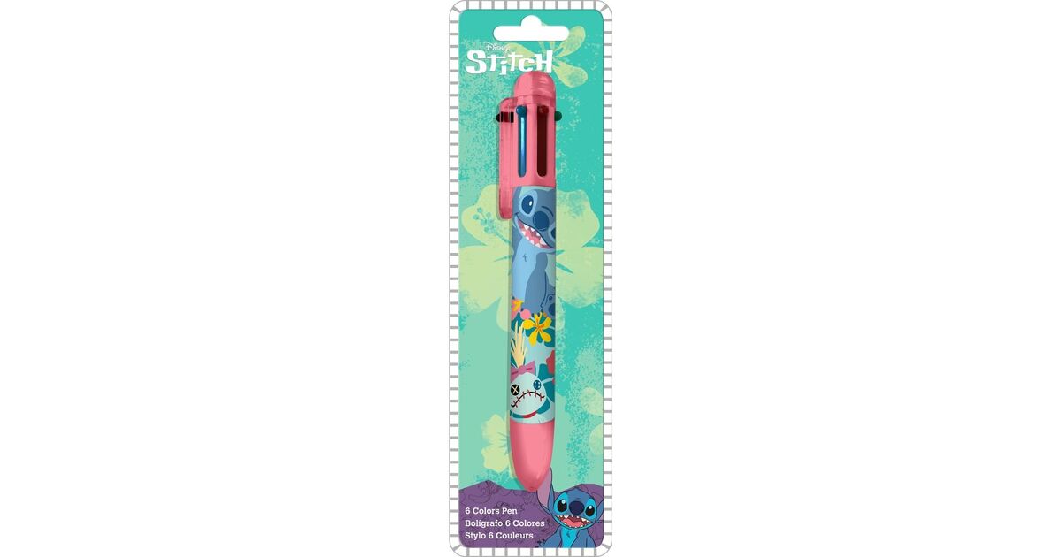 Disney Stitch Pen 6 Colour | Nerdom, Greece