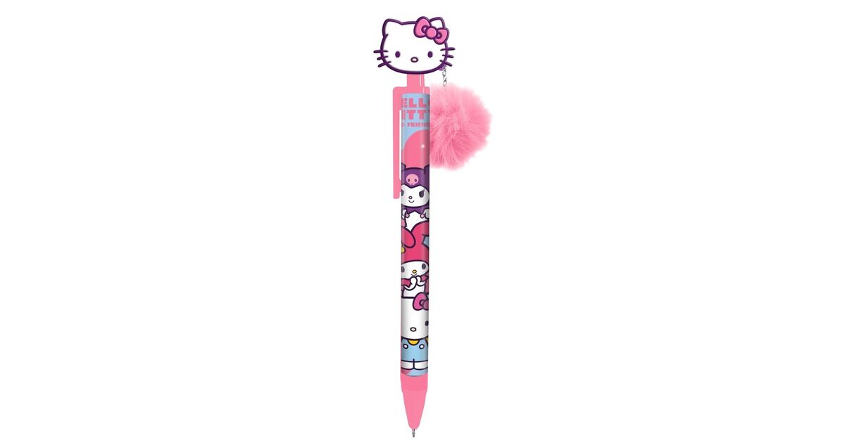 Hello Kitty And Friends Pen Topper with Pompom | Nerdom, Greece