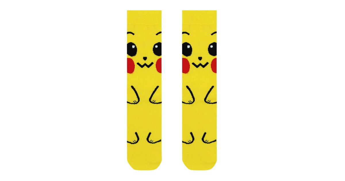 Pokemon Pikachu Face Socks | Nerdom, Greece