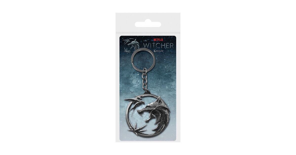 The Witcher Wolf, Swallow, and Star 3D Keychain | Nerdom, Greece