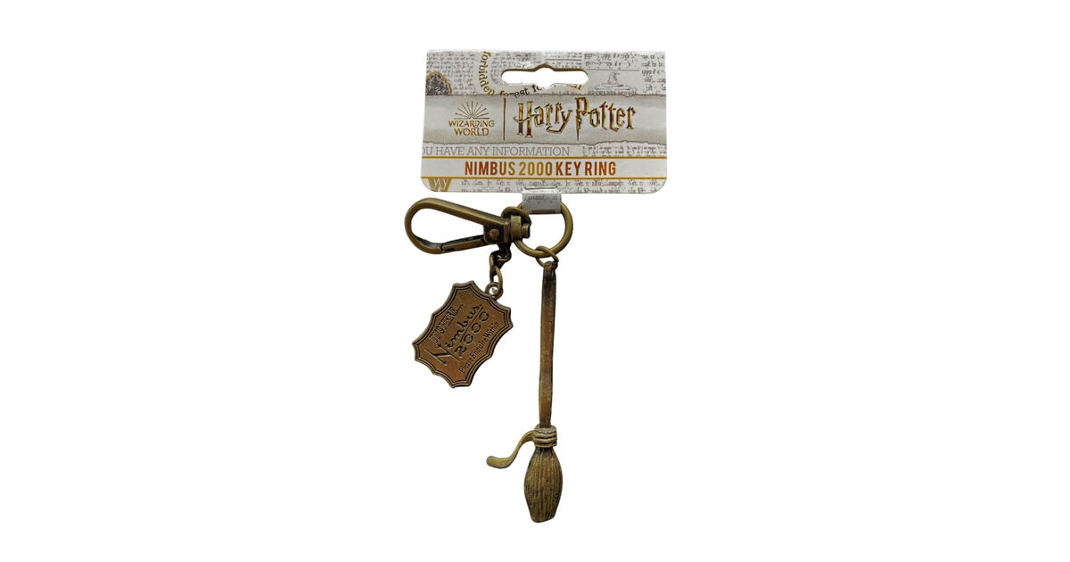 Harry Potter Nimbus 2000 Premium Keychain - Nerdom Exclusive | Nerdom ...