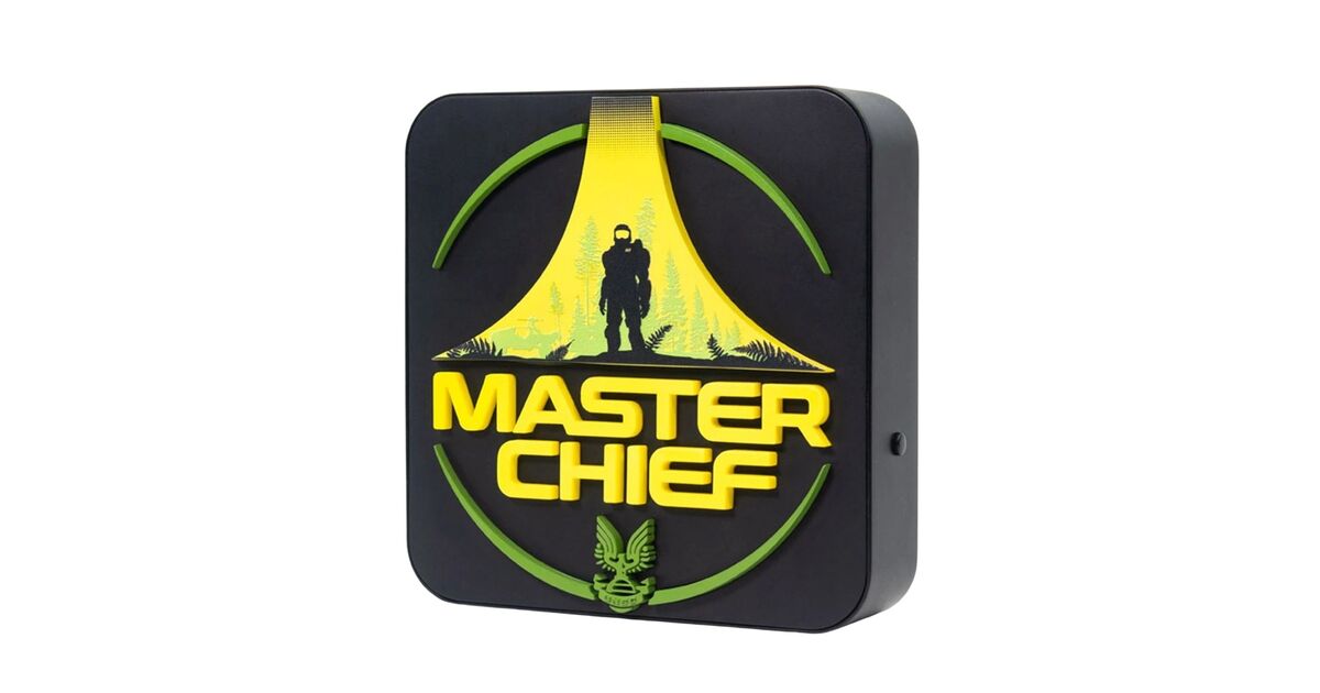 Φωτιστικό Halo Master Chief Desk/Wall Mounted 3D | Nerdom