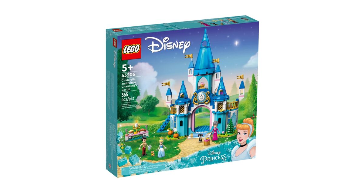 LEGO® Disney Princess Cinderella And Prince Charming's Castle | Nerdom
