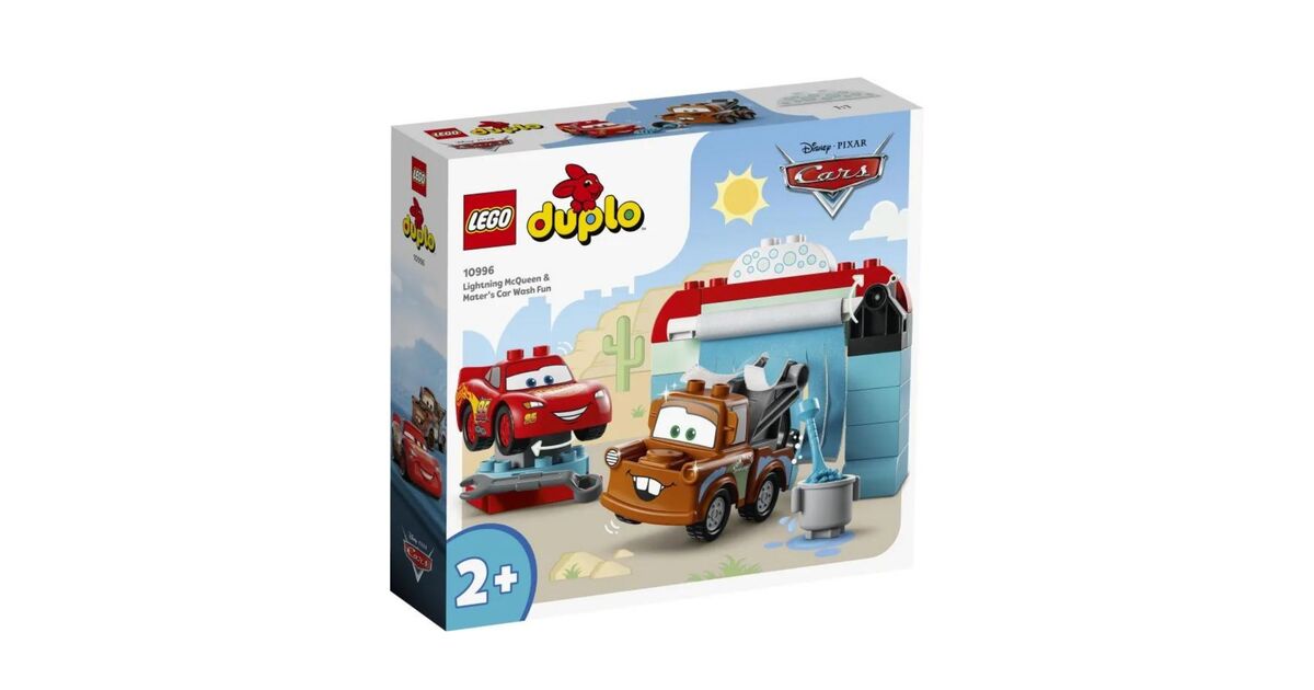 LEGO® Lightning McQueen & Mater's Car Wash Fun | Nerdom