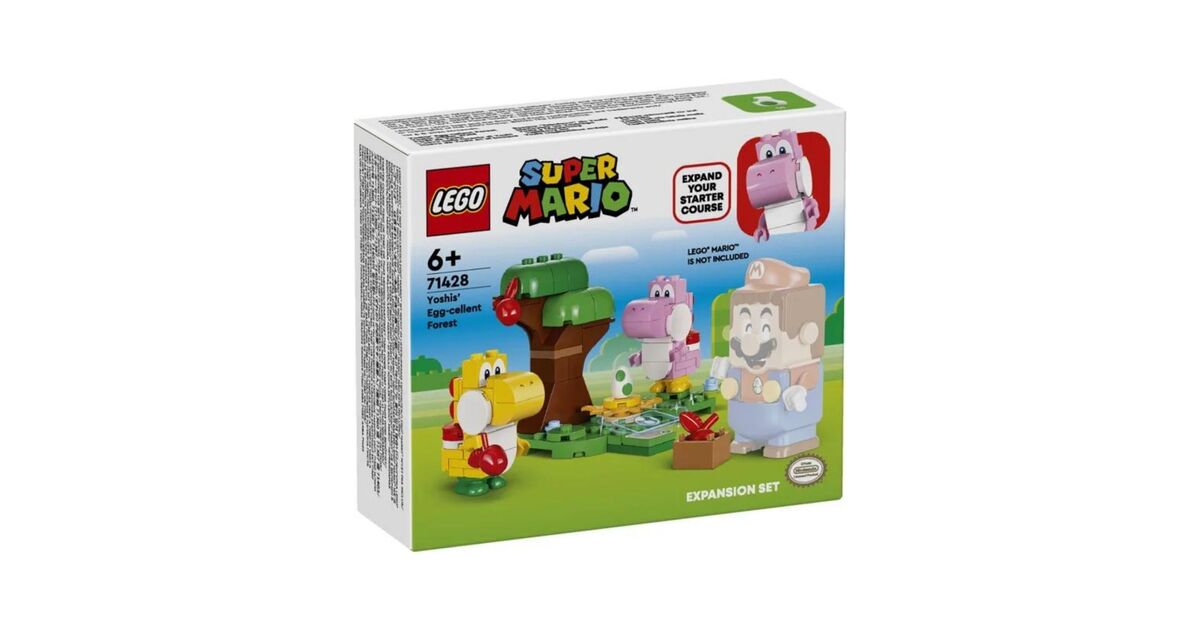 LEGO® Super Mario™: Yoshis’ Egg-cellent Forest Expansion Set (71428 ...