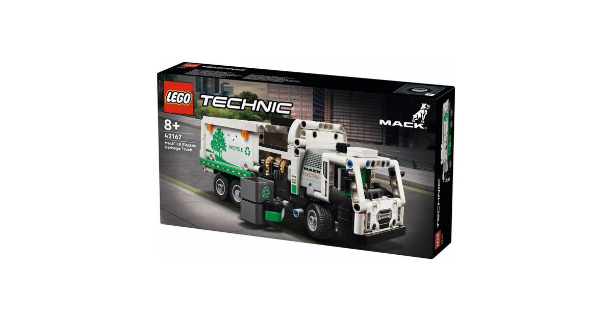 LEGO® Technic Mack lr Electric Garbage Truck (42167) | Nerdom