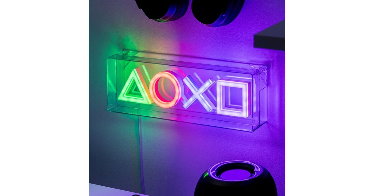 Φωτιστικό Playstation LED Neon | Nerdom