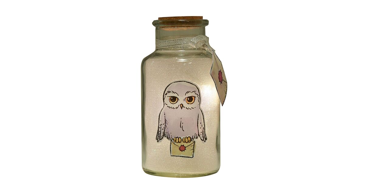 Harry Potter Charms Light Up Jar Hedwig | Nerdom, Greece
