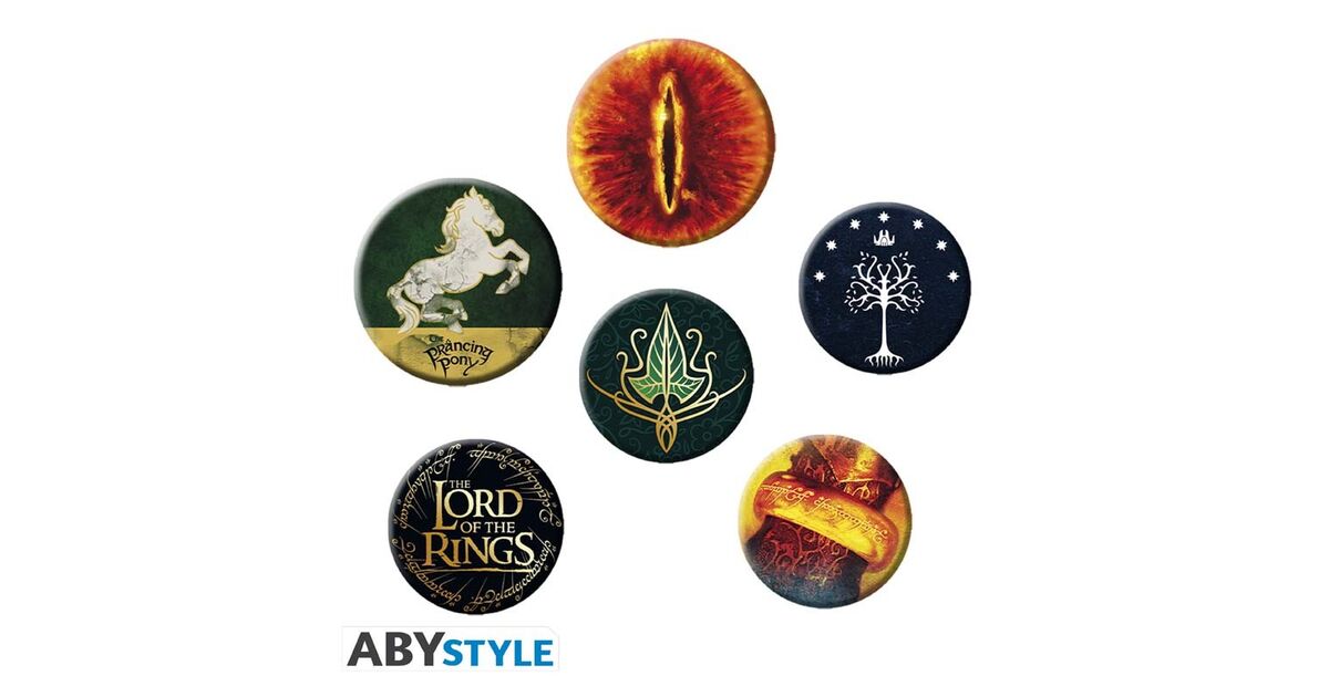 Κονκάρδες Lord Of The Rings Symbols | Nerdom