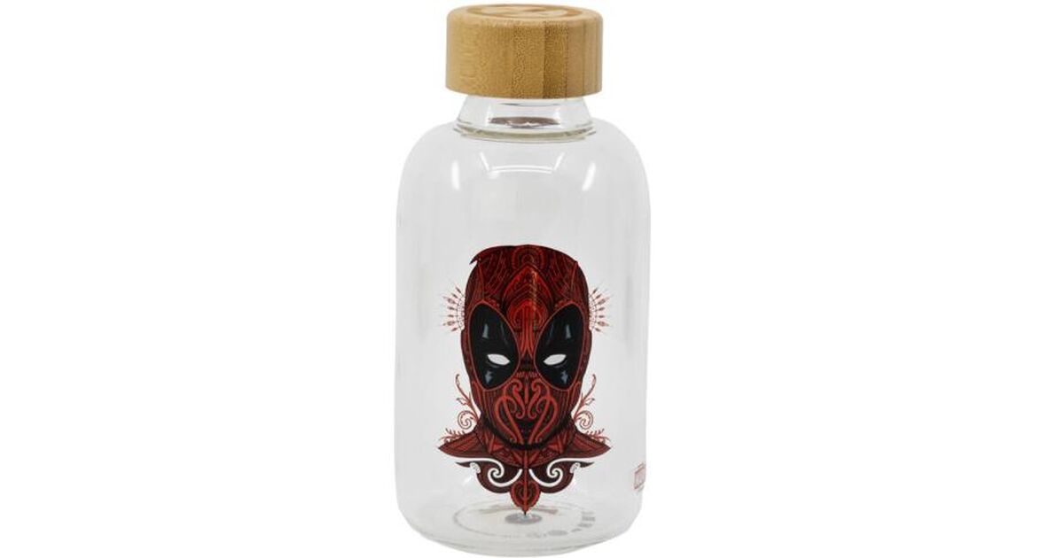 Marvel Deadpool Glass Bottle | Nerdom, Greece
