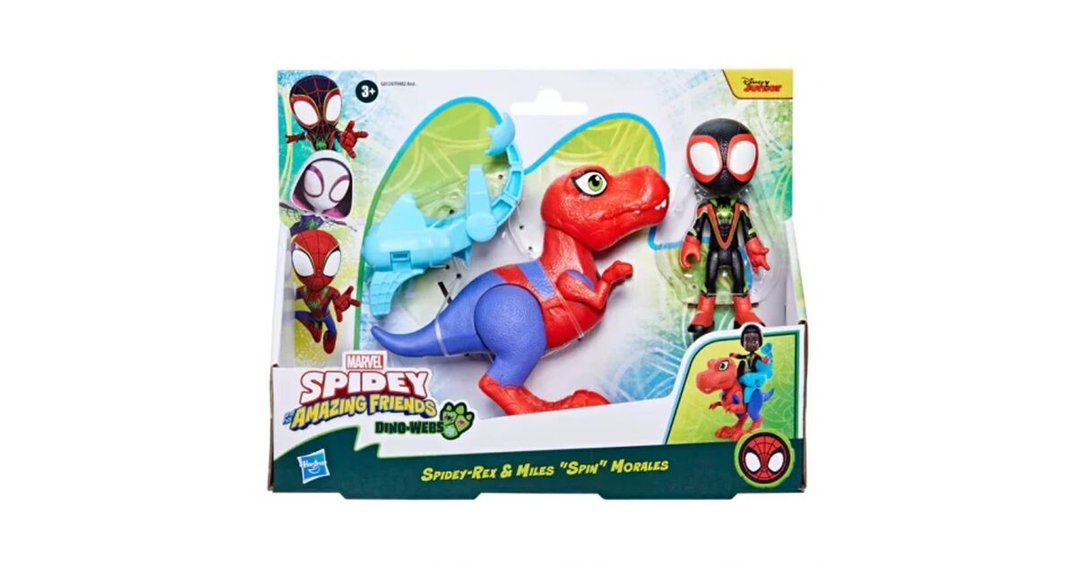 Hasbro Disney Marvel: Spidey And His Amazing Friends Dino-Webs - Spidey ...