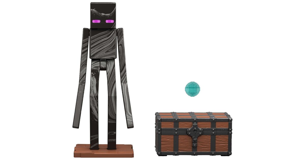 Φιγούρα Δράσης Mattel Minecraft Movie: Enderman Figure (JFR61) | Nerdom