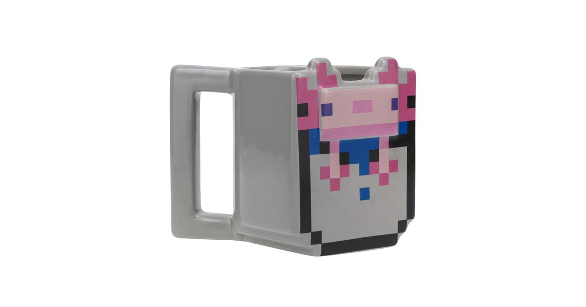 Minecraft Bucket of Axolotl Mug | Nerdom, Greece