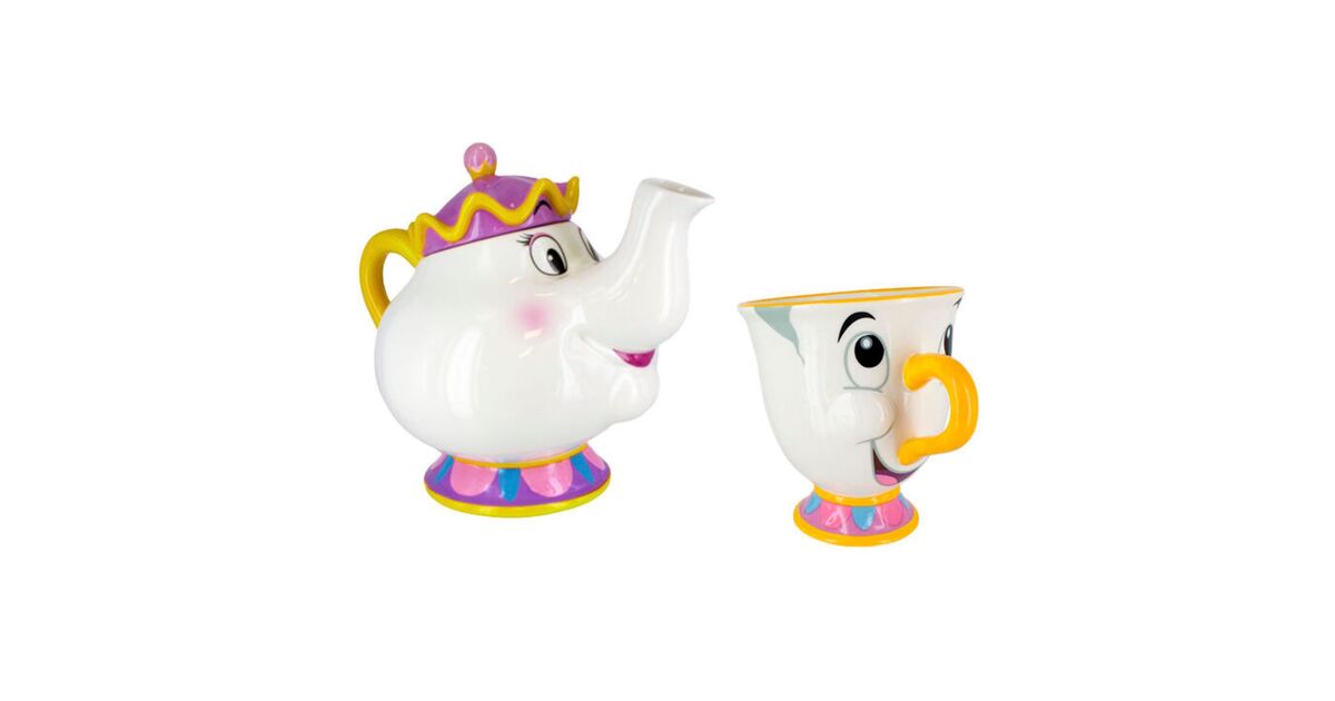 Disney Beauty and The Beast Mrs Potts and Chip Mug Set | Nerdom