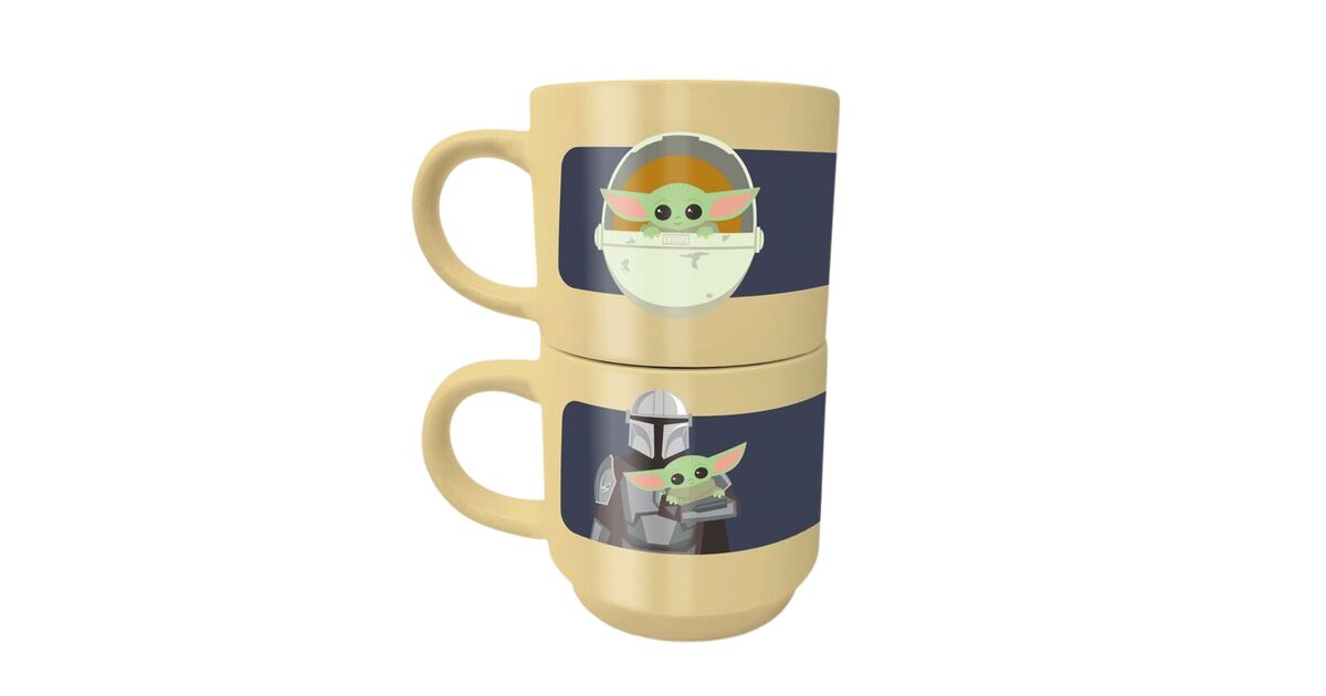 Star Wars The Mandalorian Stackable Mugs Set | Nerdom, Greece