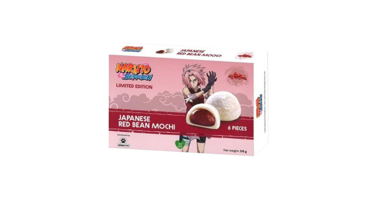 Naruto Limited Edition Japanese Mochi Red Bean | Nerdom