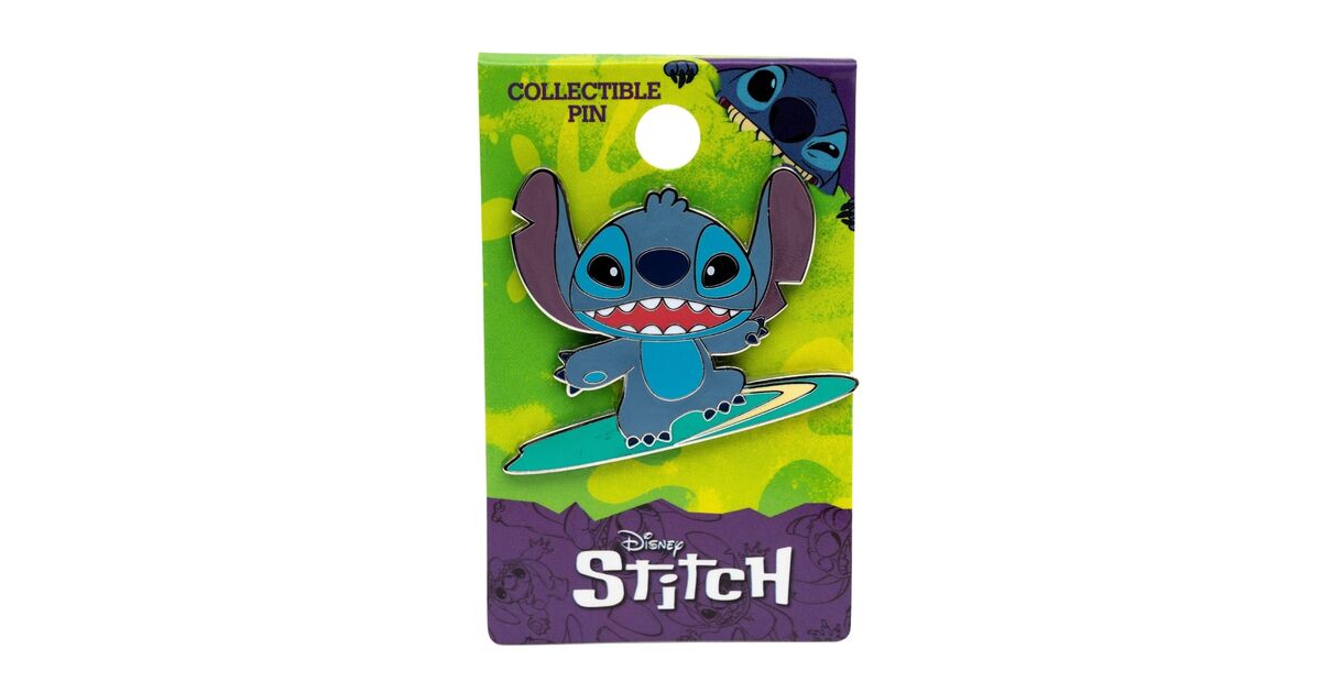 Καρφίτσα Disney Stitch Surfing | Nerdom