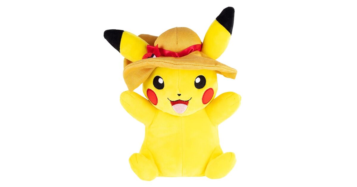 Pokemon Pikachu Plush With Summer Hat #44067 | Nerdom, Greece