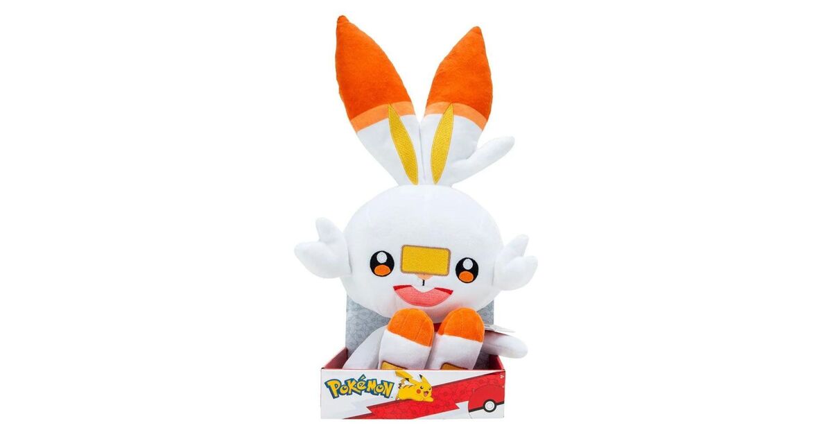 Pokemon Scorbunny Plush | Nerdom, Greece
