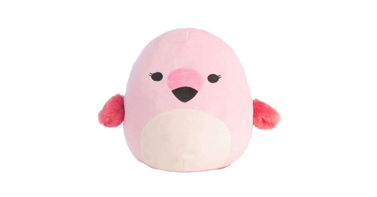 Λούτρινο Squishmallow Cookie Pink Flamingo #66376 | Nerdom
