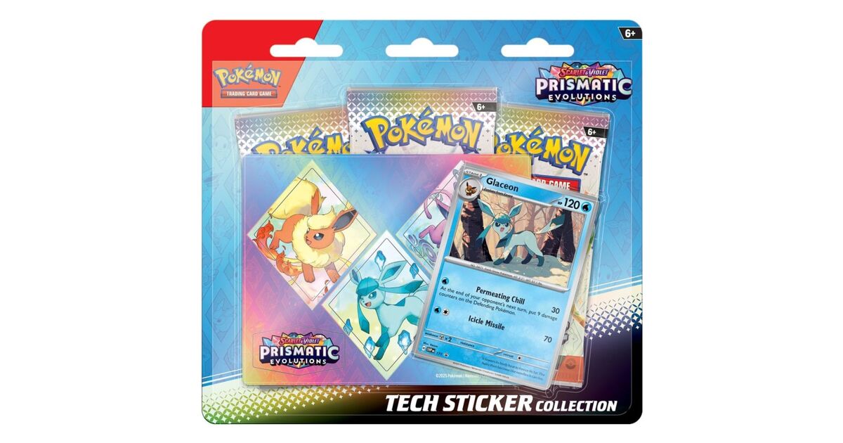 Pokemon TCG Prismatic Evolution Tech Sticker Collection SV8 | Nerdom