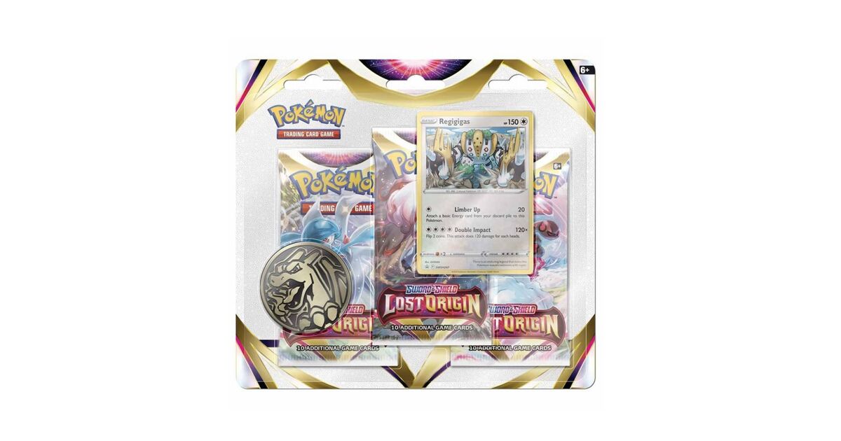 Pokemon TGC Sword & Shield 11 Lost Origin 3-pack Blister | Nerdom