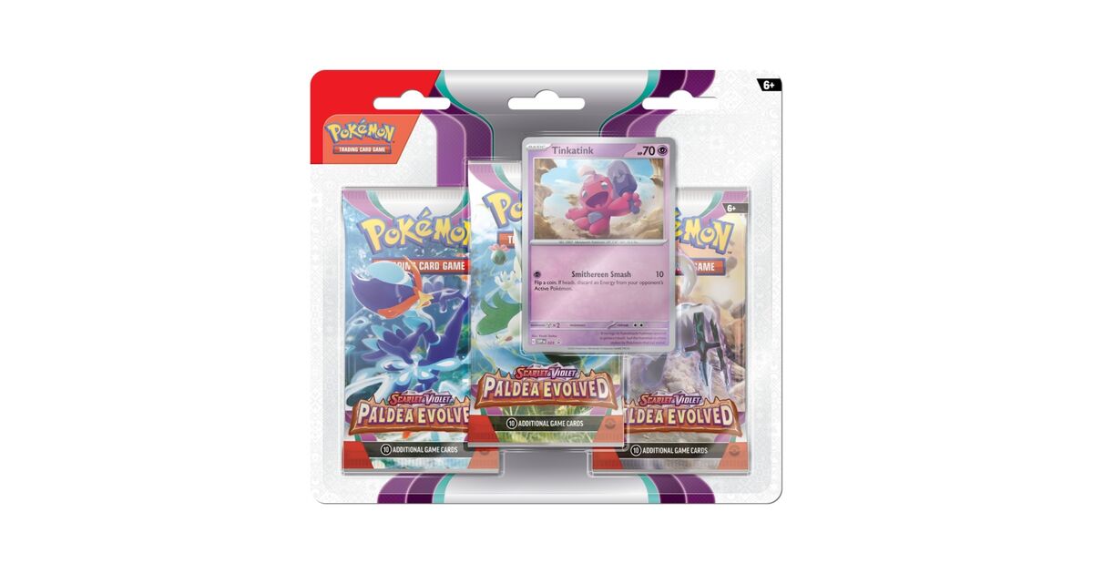 Pokemon Paldea Evolved 3-Pack Booster | Nerdom