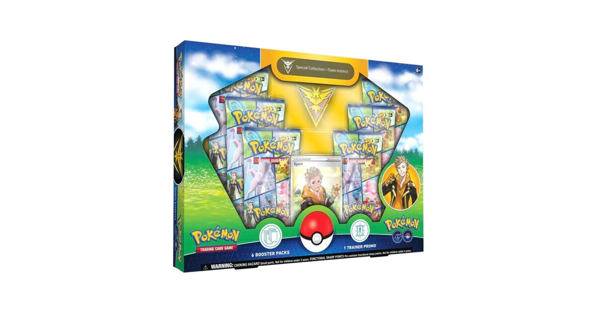 Pokemon TGC Pokemon GO Special Collection Team Instinct | Nerdom