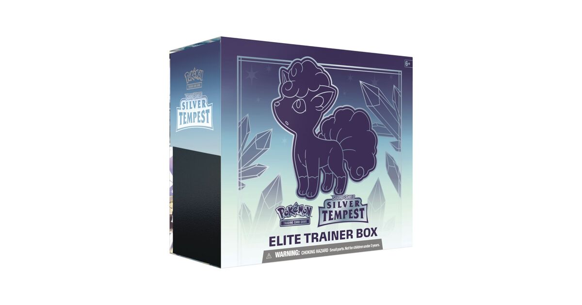 Pokemon Sword & Shield 12 Silver Tempest Elite Trainers Box #85107 | Nerdom