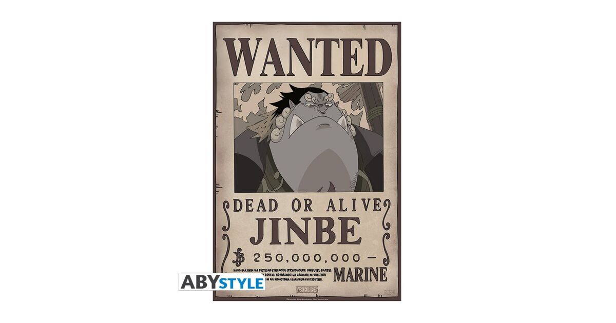 One Piece Poster Wanted Jinbe | Nerdom