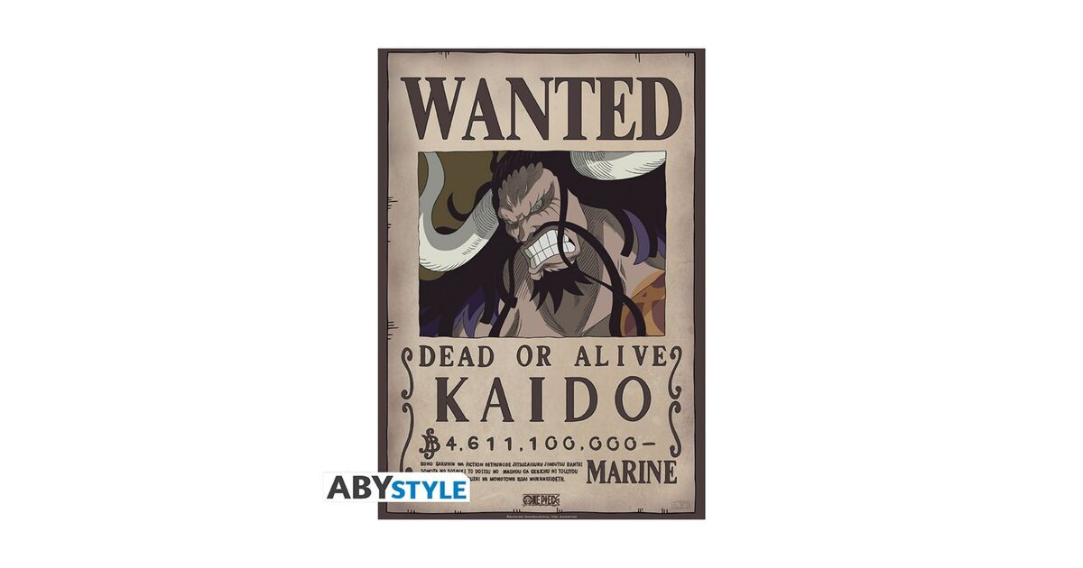 One Piece Wanted Kaido Poster | Nerdom