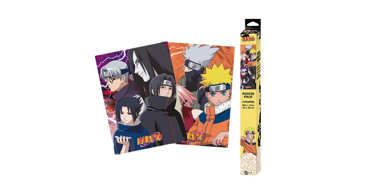 Naruto Set 2 Chibi Poster Konoha Ninjas & Deserters | Nerdom, Greece