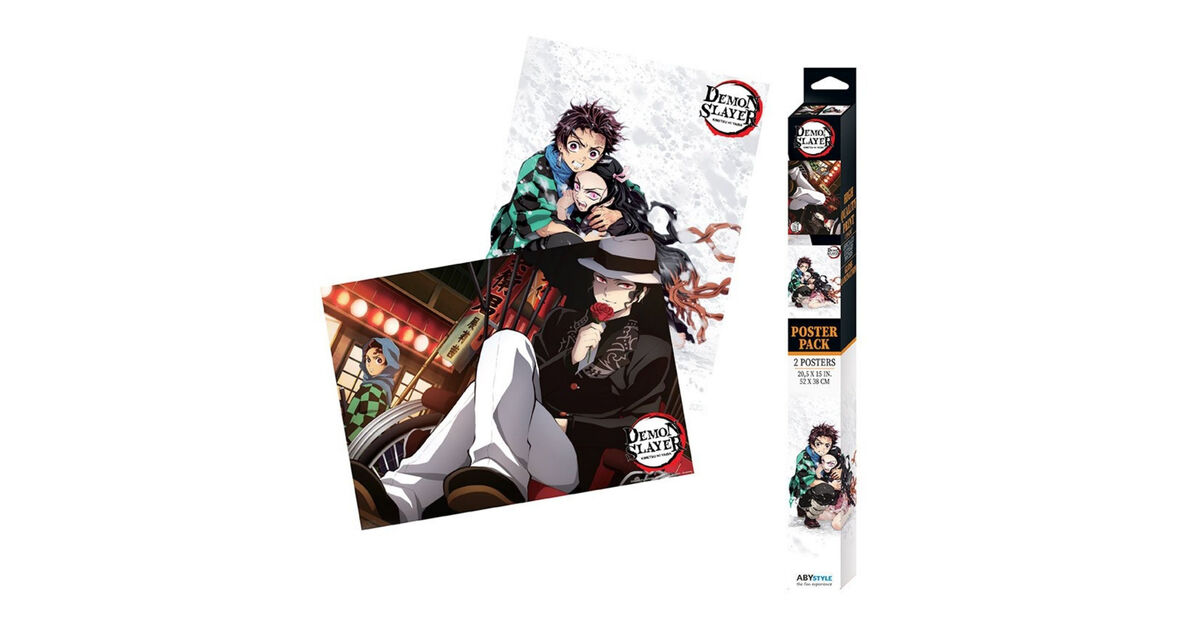 Demon Slayer Set 2 Posters Chibi Posters | Nerdom, Greece