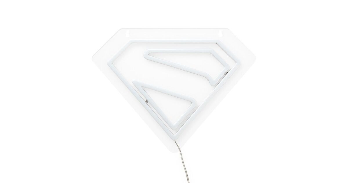 DC Superman Wall Mountable LED Neon Light | Nerdom, Greece