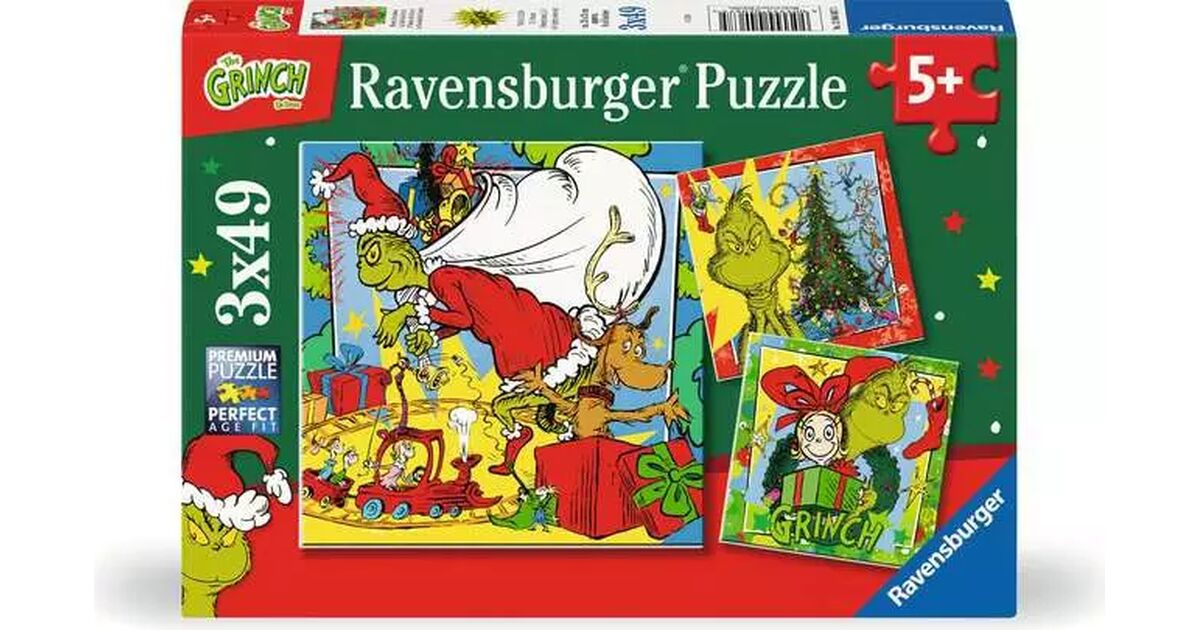 Disney The Grinch Puzzle 3x49pcs | Nerdom, Greece
