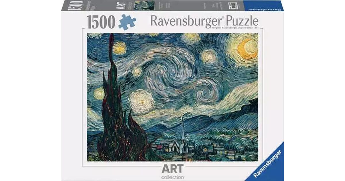 Παζλ Ravensburger Puzzle: Art Collection Van Gogh - The Starry Night ...
