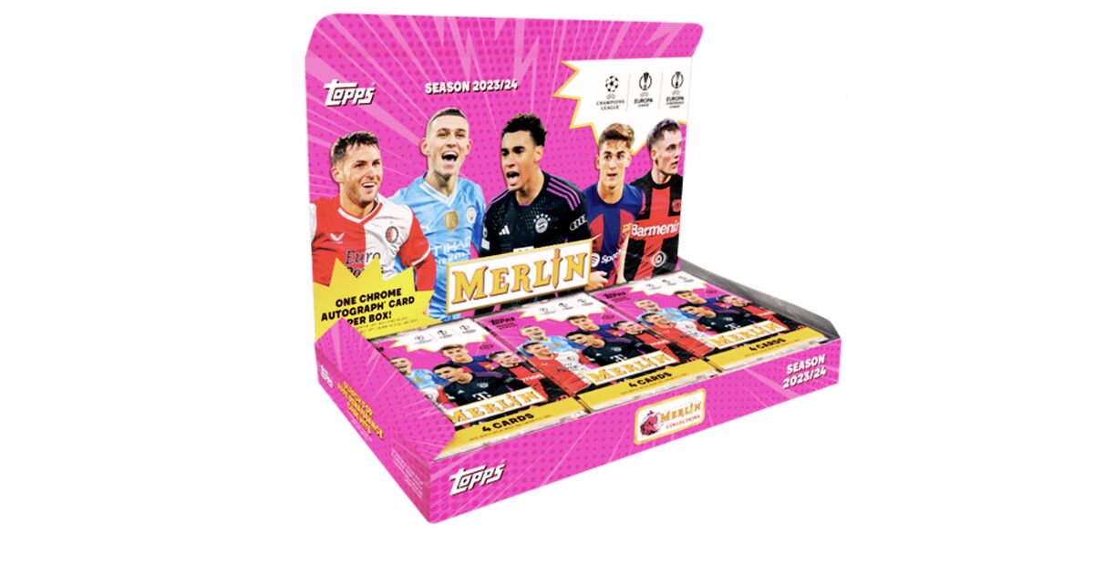 Topps Merlin 2023-24 Merlin Hobby Box | Nerdom, Greece