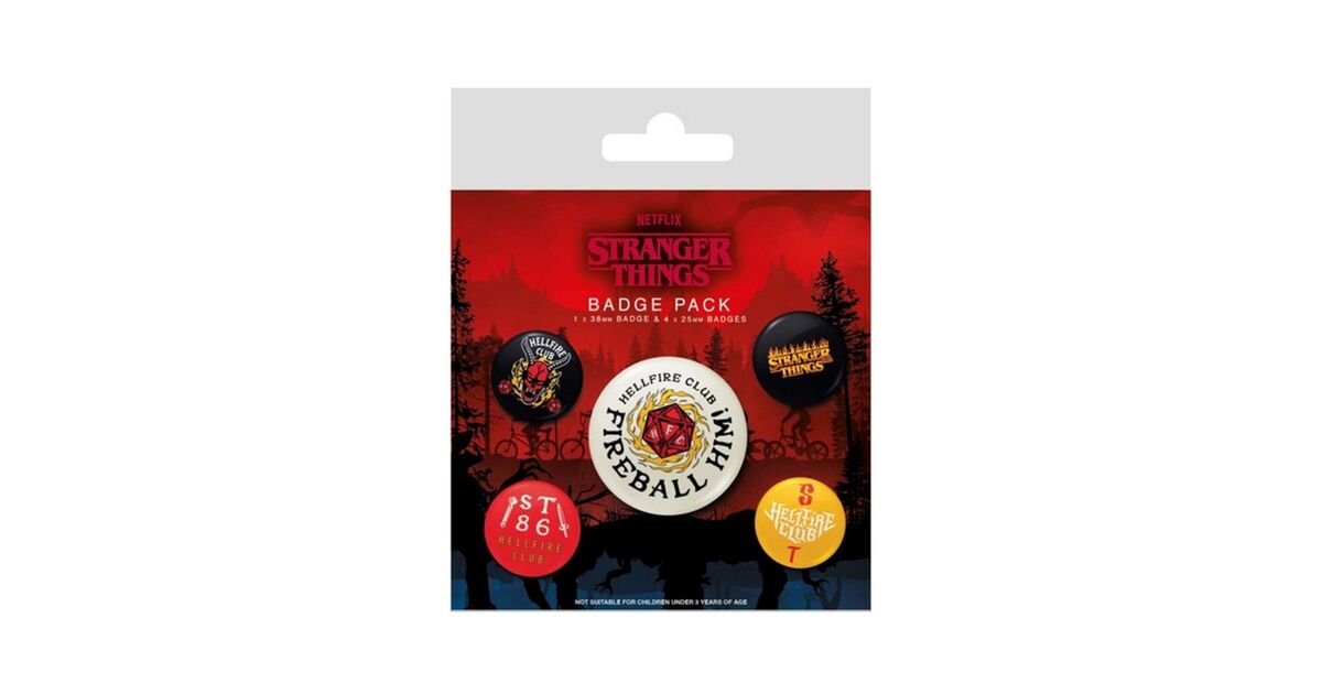 Stranger Things 4 Badge Pack S4 | Nerdom, Greece
