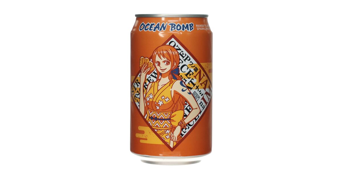 One Piece Nami Ocean Bomb Sparkling Drink Mango Flavor | Nerdom, Greece