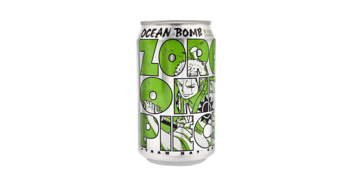 One Piece Zoro Ocean Bomb Sparkling Drink Honey Lemon Flavor | Nerdom