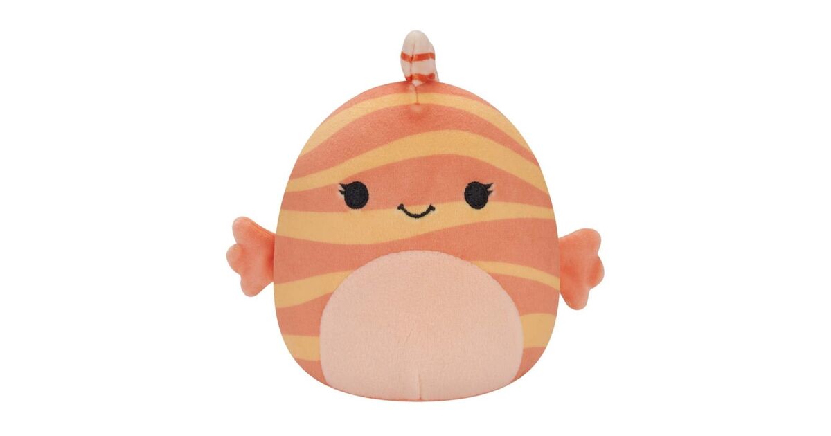 Λούτρινο Squishmallow Lucien The Orange Fish #16930 | Nerdom