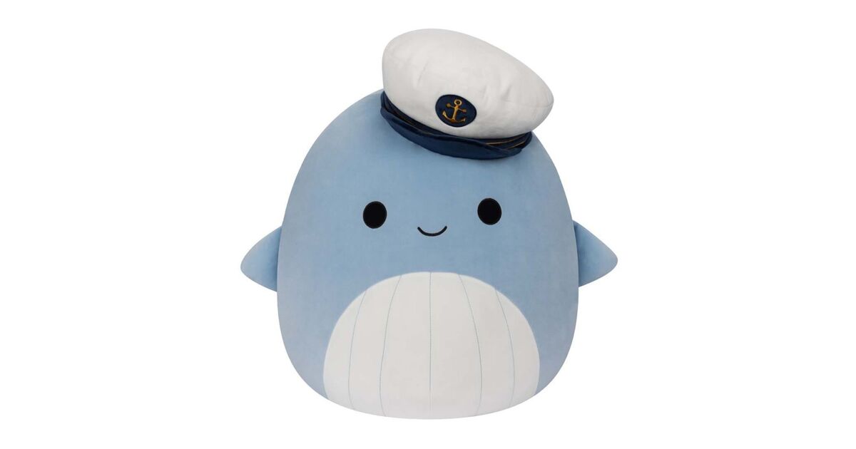 Squishmallow Samir The Blue Whale #16418 | Nerdom