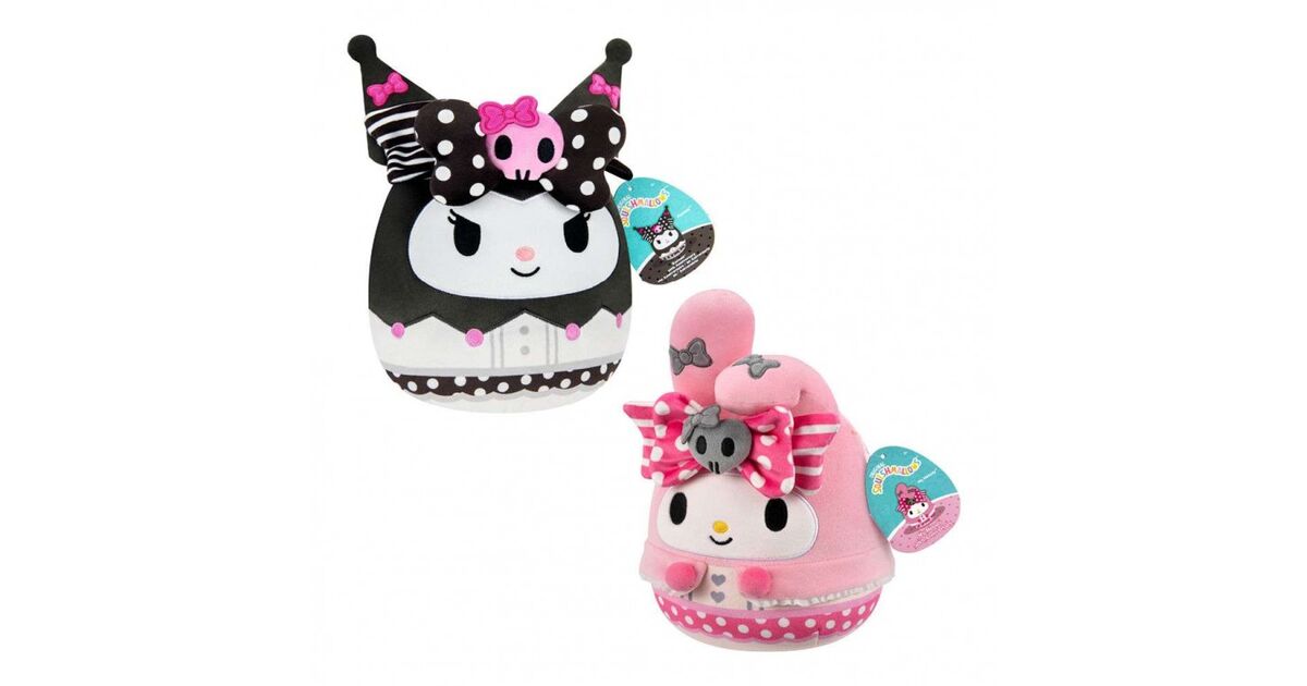 Λούτρινο Squishmallows Sanrio Hello Kitty Anniversary of Kuromi & My ...