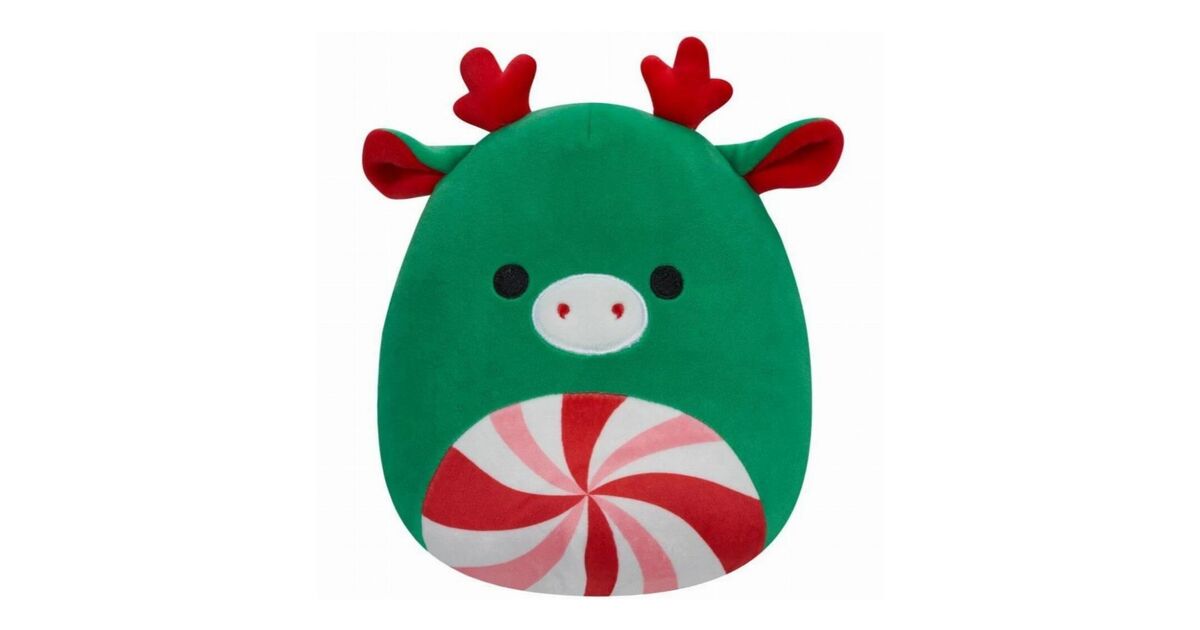 Squishmallows Zumir Green Moose W. Peppermint Swirl Tumm (13εκ ...
