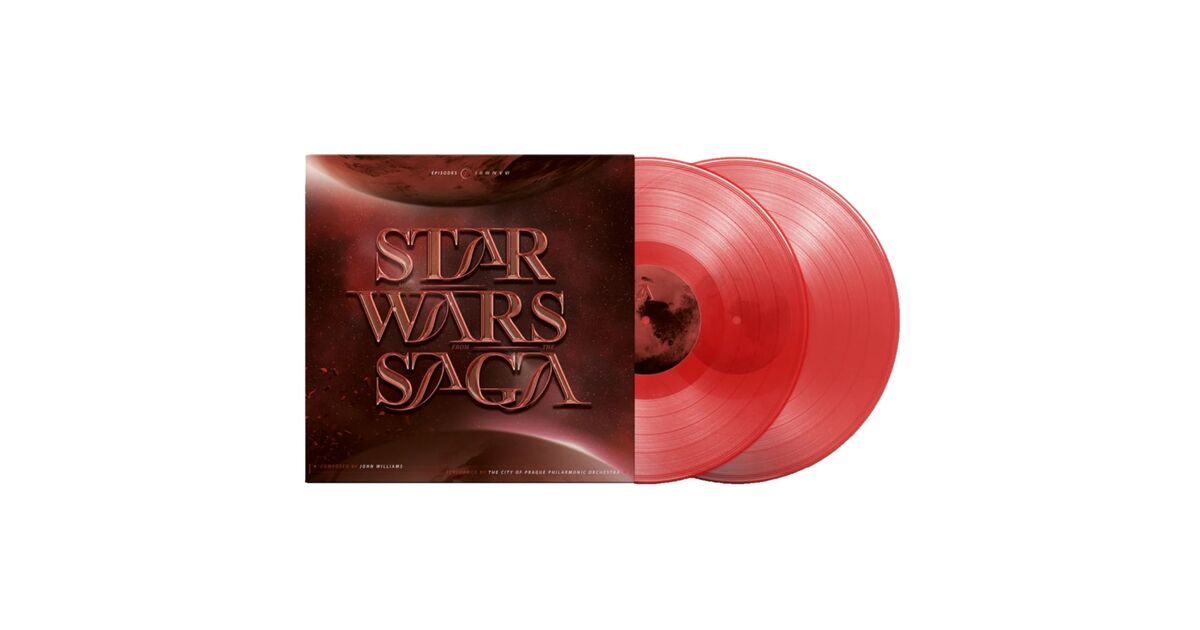 Δίσκος Βινυλίου Star Wars Saga: Exclusive Red Vinyl 2LP | Nerdom