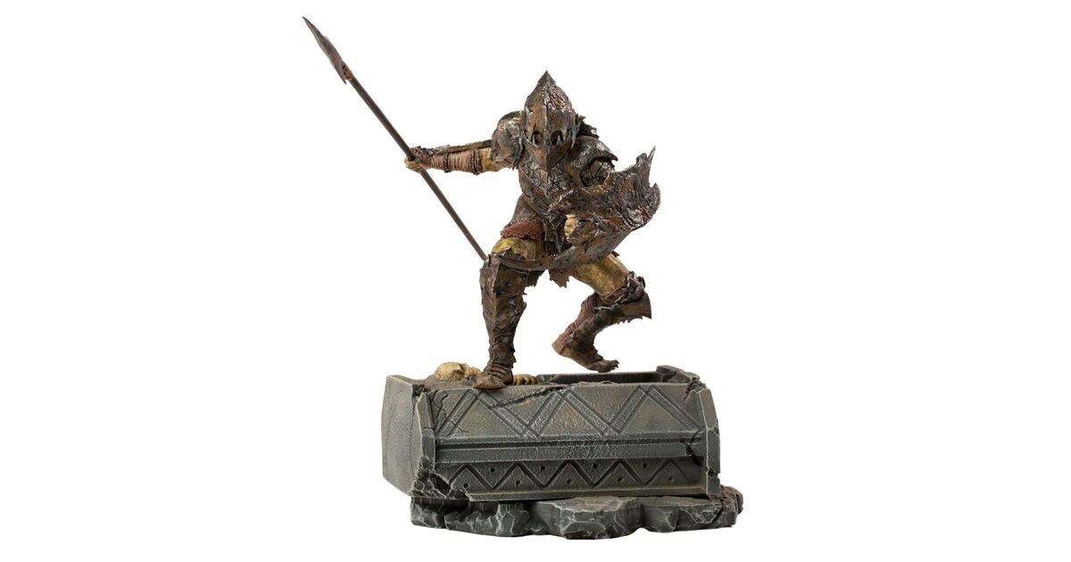 Iron Studios BDS: Lord of the Rings - Orc Armored Art Scale Statue (1/ ...