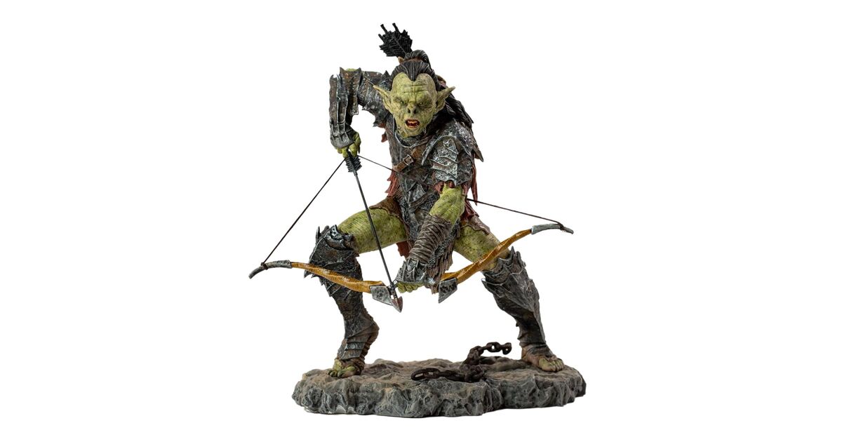 Iron Studios BDS: Lord of the Rings Orc Archer Art Scale Statue (1/10 ...