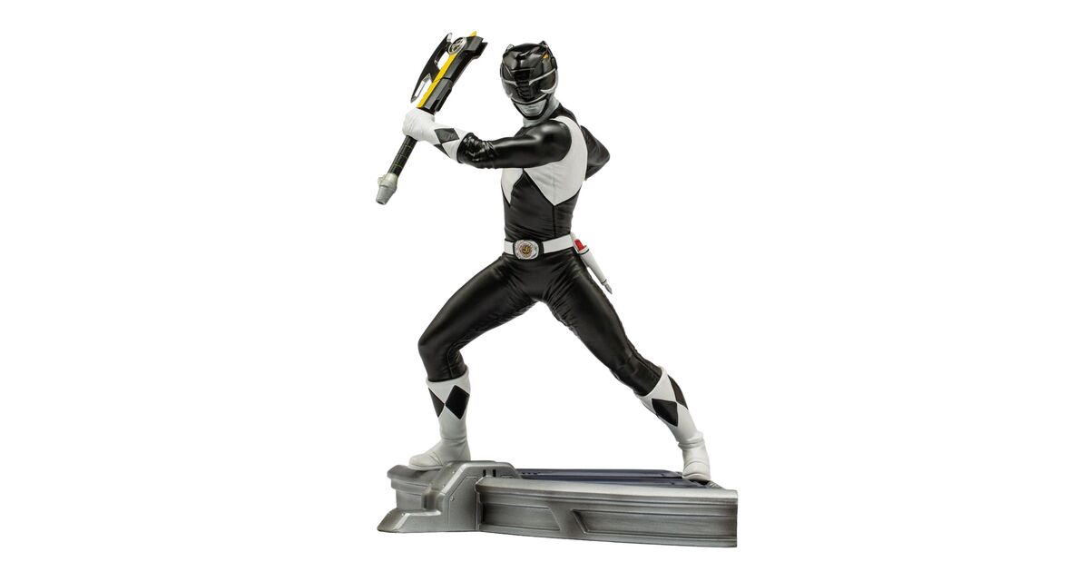 Iron Studios BDS: Power Rangers - Black Ranger Art Scale Statue (1/10 ...