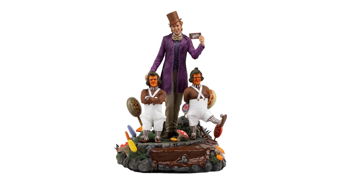 Iron Studios Deluxe Willy Wonka Willy Wonka and the Chocolate Factory ...