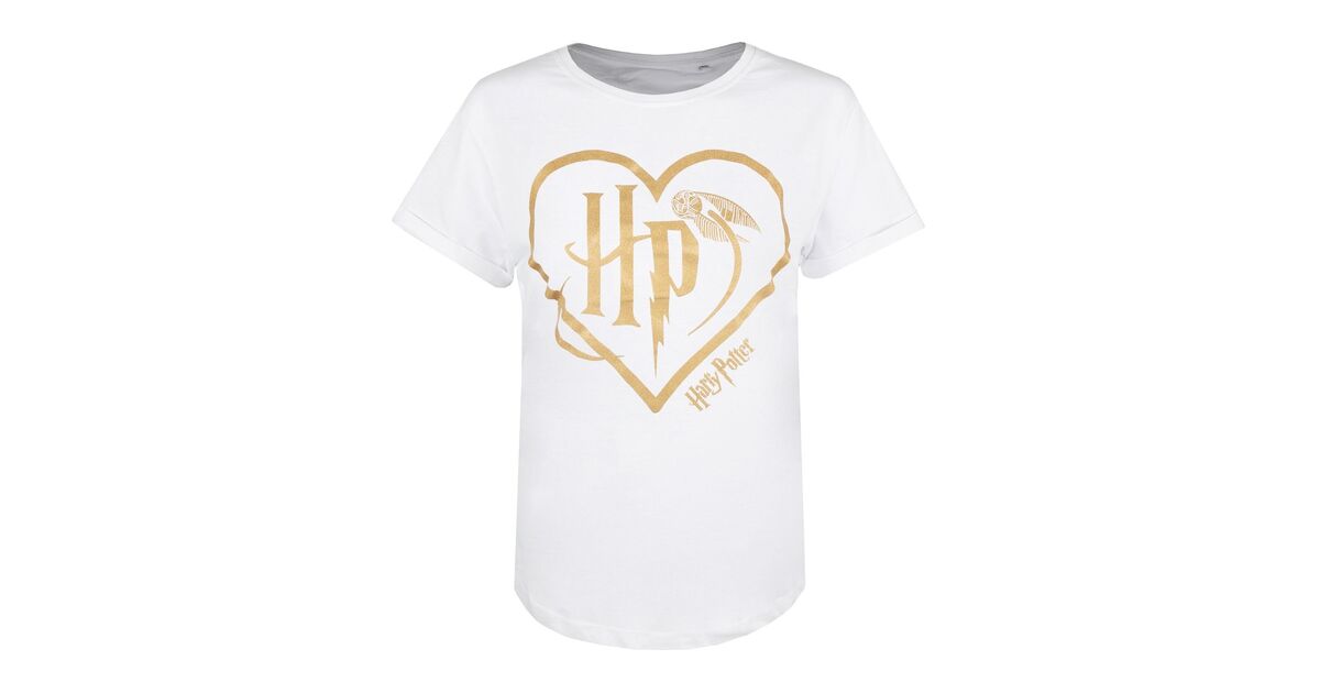 Harry Potter Heart White Ladies T-shirt | Nerdom, Greece